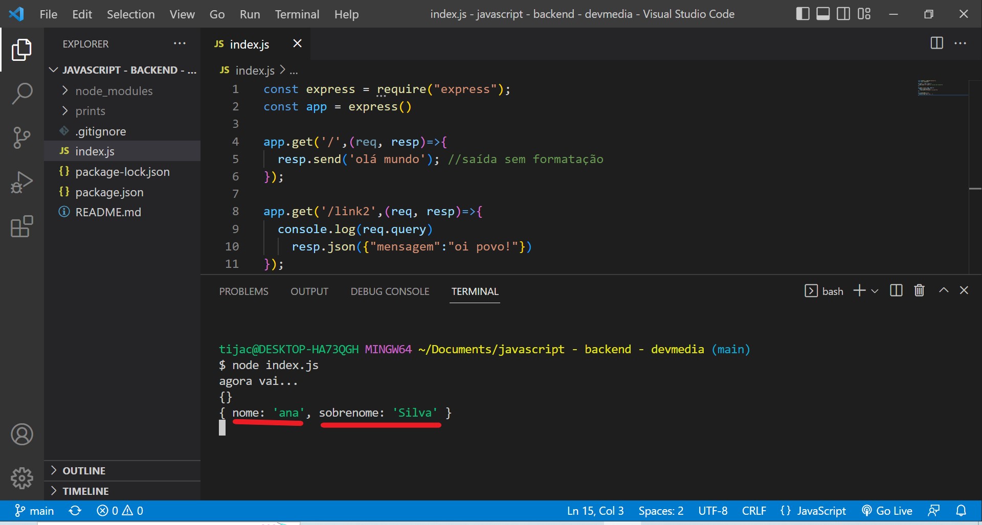 Github Jacquelinesantananodejs Introducao Api Nodejs Tutorial