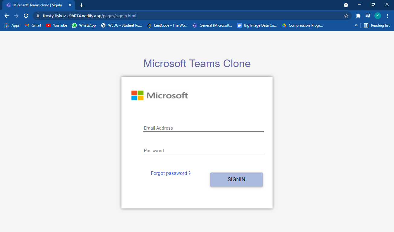 GitHub - deal-withit/MicrosoftTeamsClone: Microsoft Teams Clone App