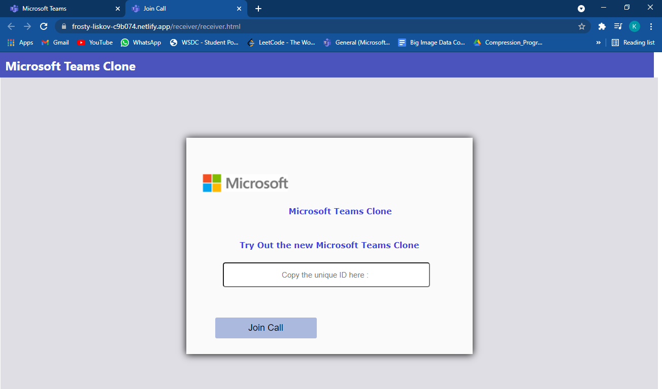 GitHub - deal-withit/MicrosoftTeamsClone: Microsoft Teams Clone App
