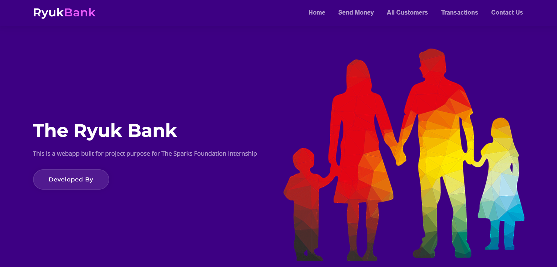 GitHub - KingRyuK69/The-Sparks-Founation-Internship: Banking Sysytem Webapp (Task for internship)