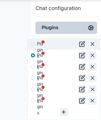 Weird plugins UI behaviour in the chat · Issue #3096 · LAION-AI/Open ...