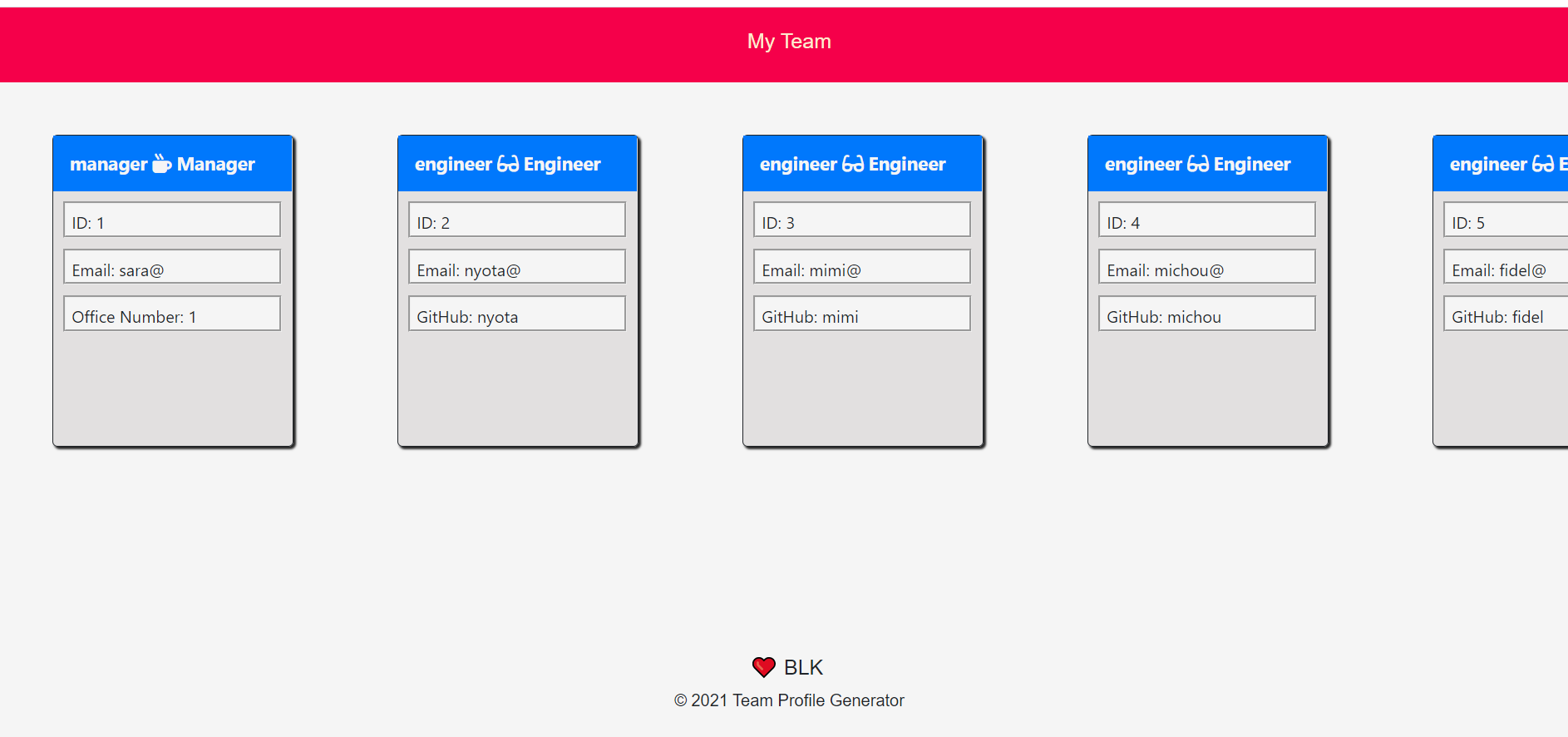 GitHub - S0519/Team-Profile-Generator