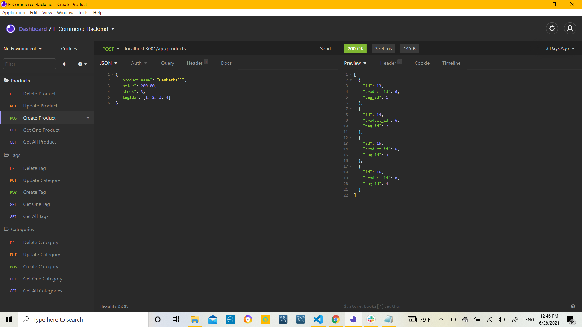 GitHub - S0519/E-Commerce-Back-End