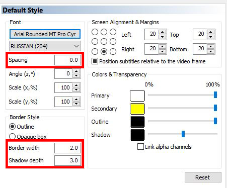 [Feature request] Subtitle options: Letter spacing, border width, shadow depth... · Issue #1295 ...
