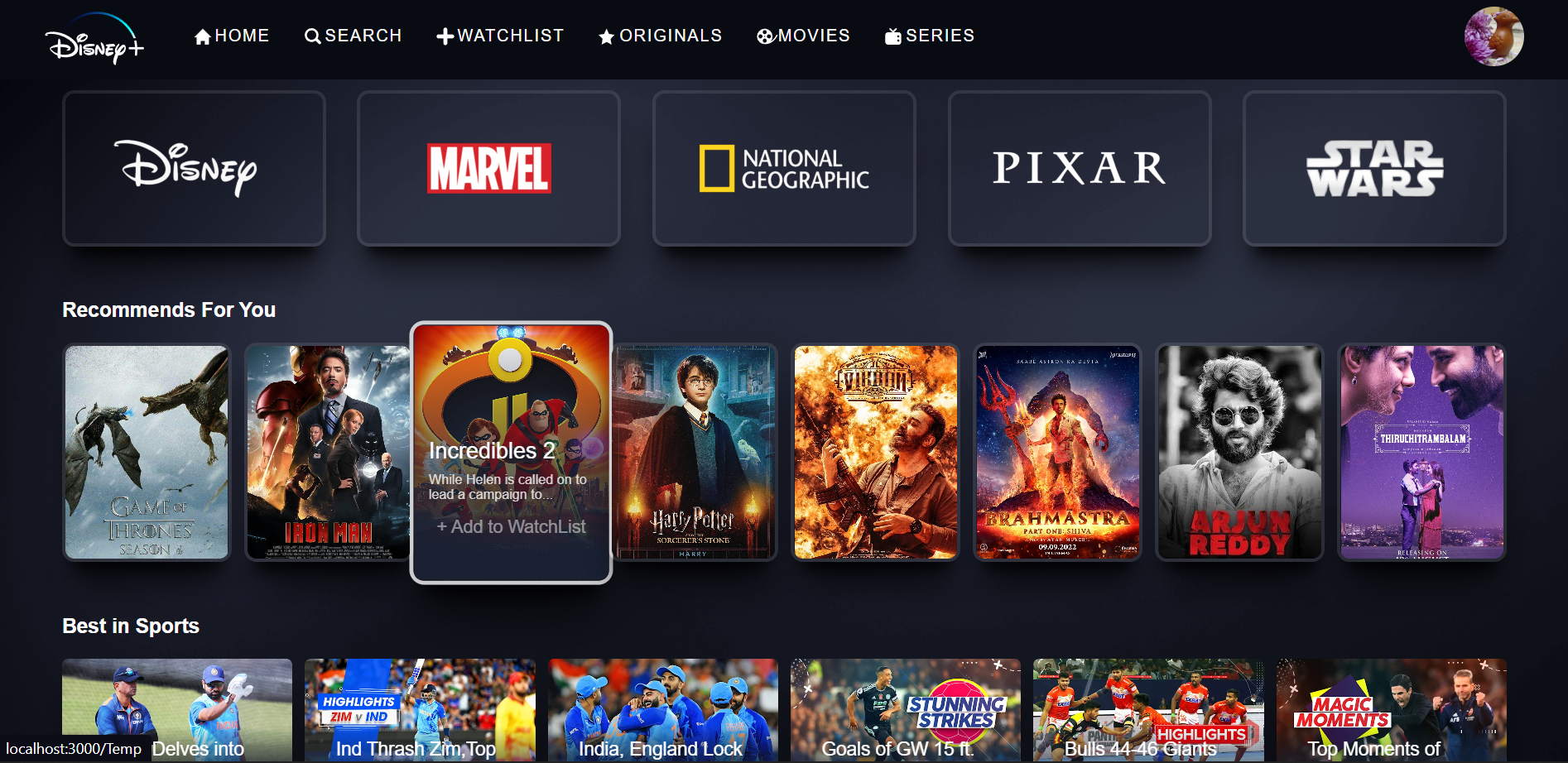 GitHub - dearam/React-Disneyplus-clone