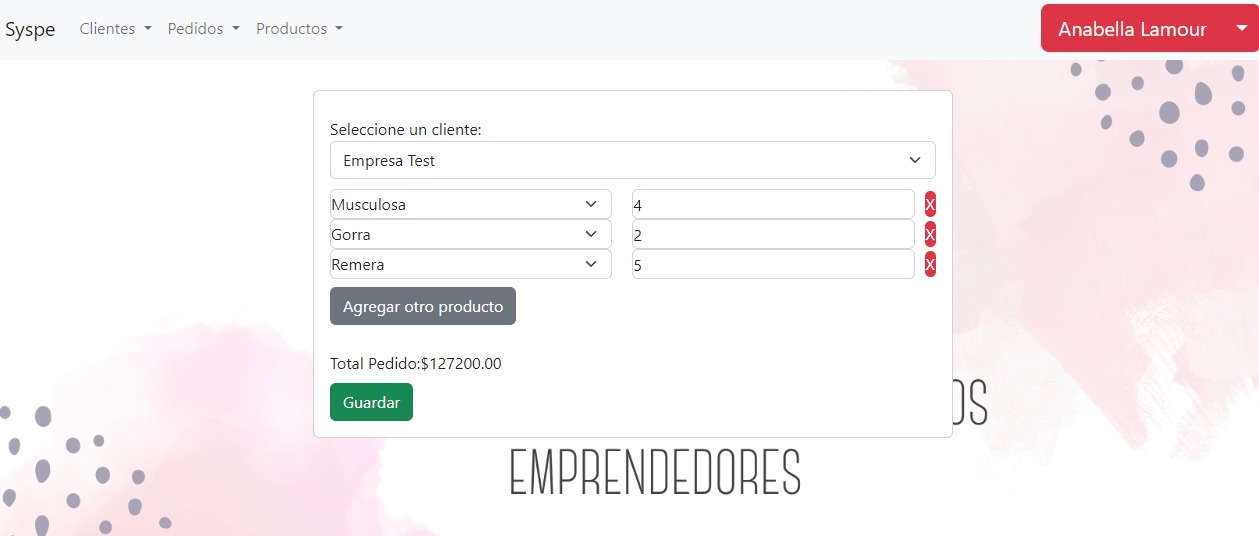 GitHub - analamour/syspe: Sistema de gestión para pequeños emprendedores