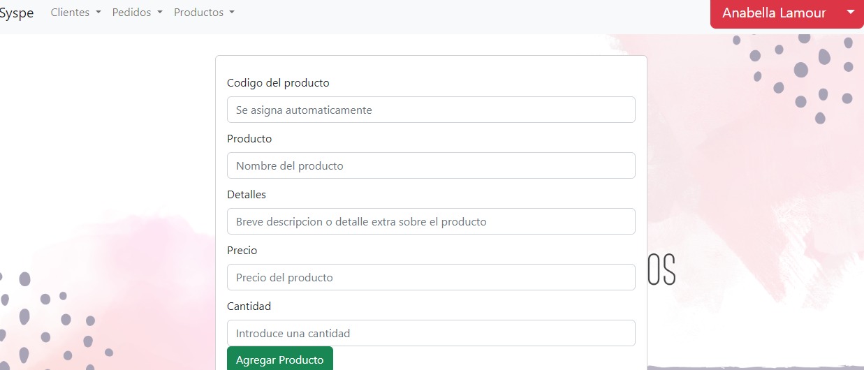 GitHub - analamour/syspe: Sistema de gestión para pequeños emprendedores