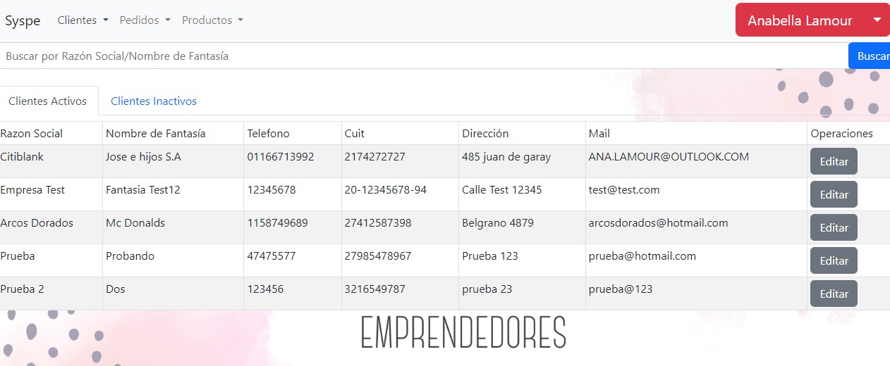 GitHub - analamour/syspe: Sistema de gestión para pequeños emprendedores