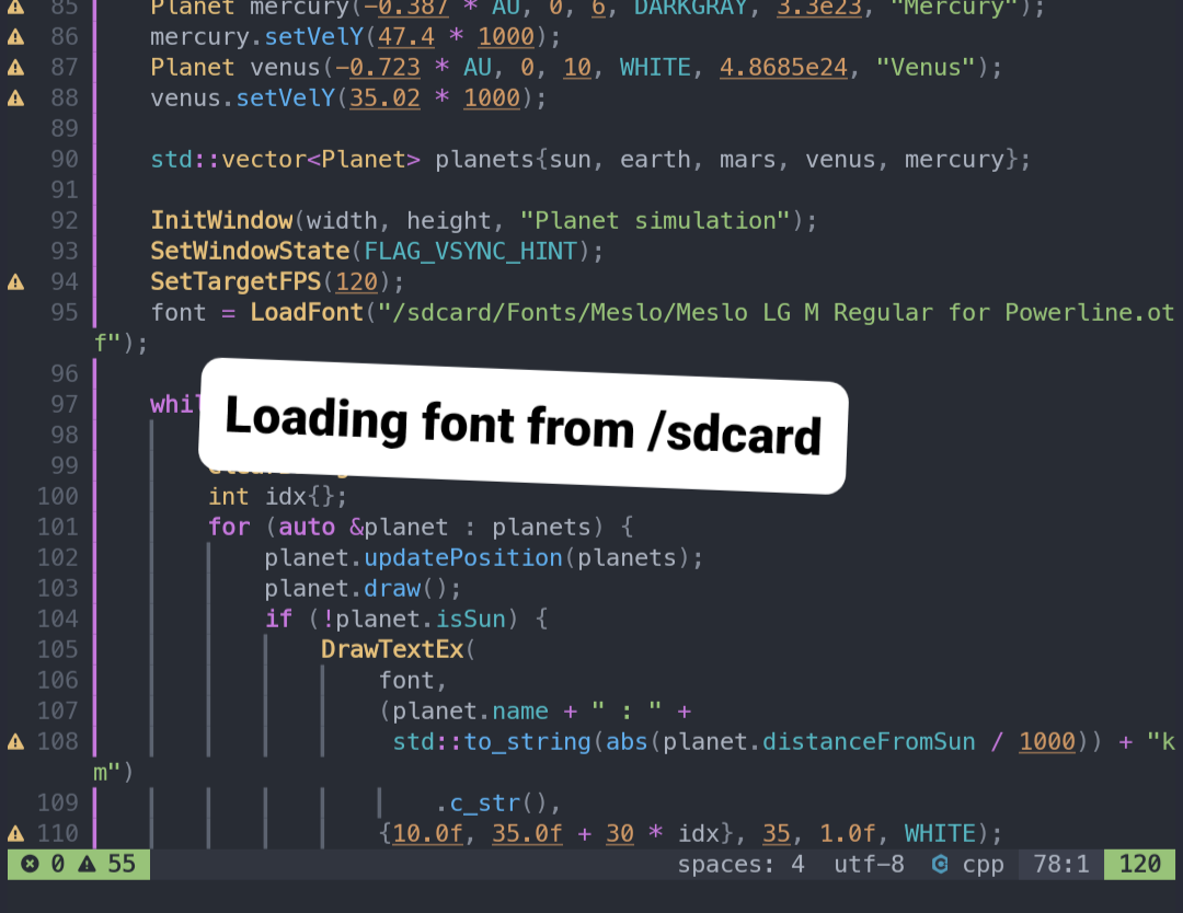 [core] Couldn T Load Fonts From Android S Internal Storage · Issue