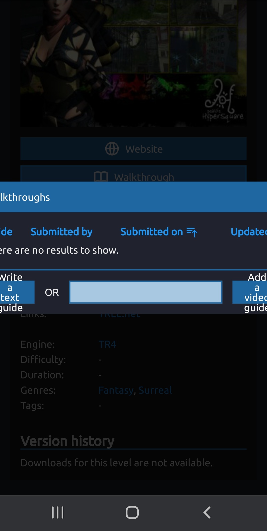 Walkthrough popup doesn't fit well on mobile · Issue #288 · rr-/TRCustoms · GitHub