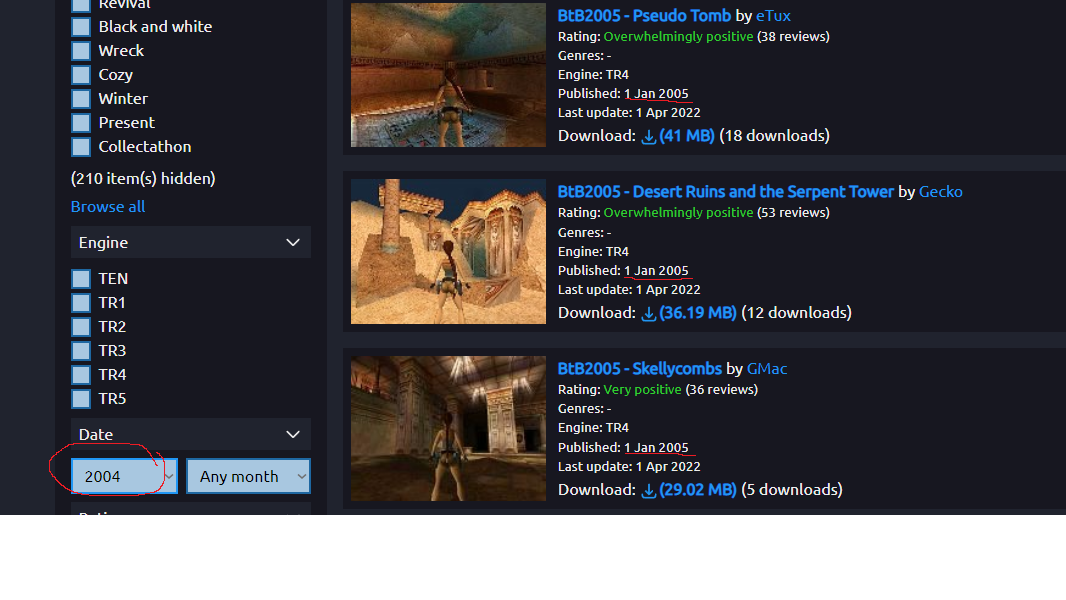 Choosing 2004 in the year filter will skip the 2004 levels by a year · Issue #340 · rr ...