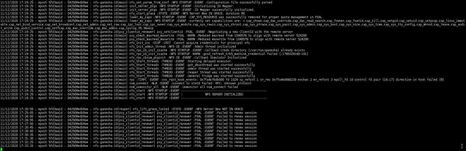 Nfs Ganesha 43 Proxyv4 Fsal Has Invalid Argument Error When Use Dd Test · Issue 668 · Nfs