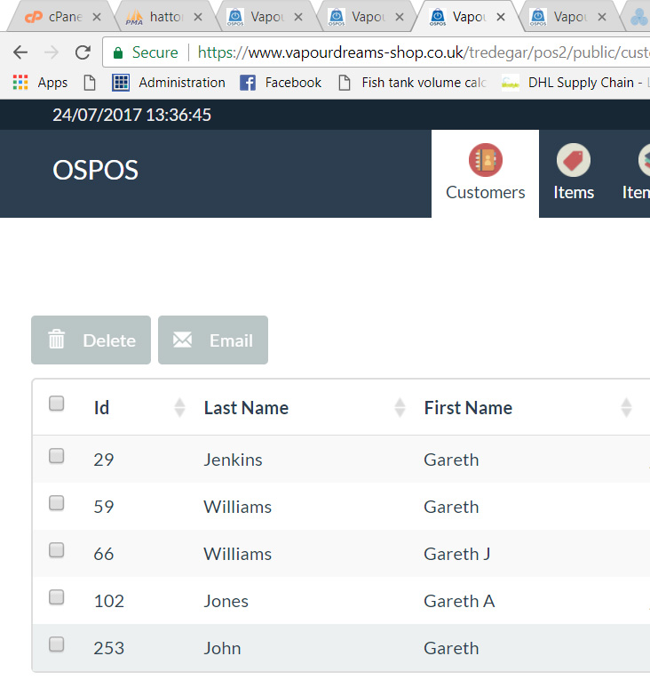 Enhancement - Customer Email in Sales Select Customer · Issue #1419 · opensourcepos ...