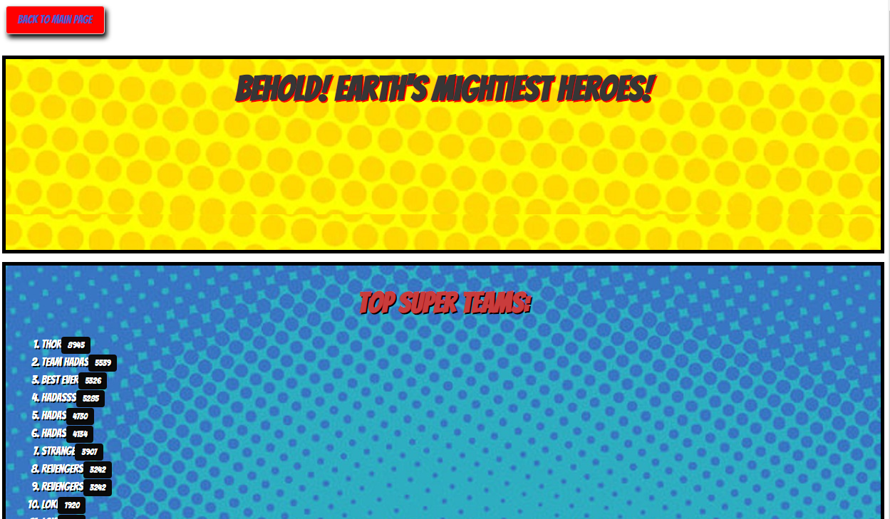 GitHub - Hadasss/marvel-mayhem: A mobile friendly responsive app that pulls and displays data ...