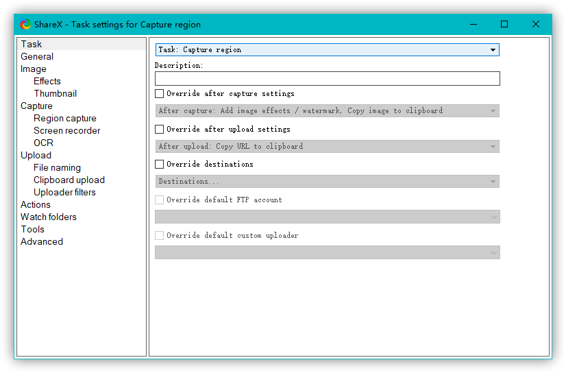 Can we have a hotkey for "capture region with multi region mode ON" and ...