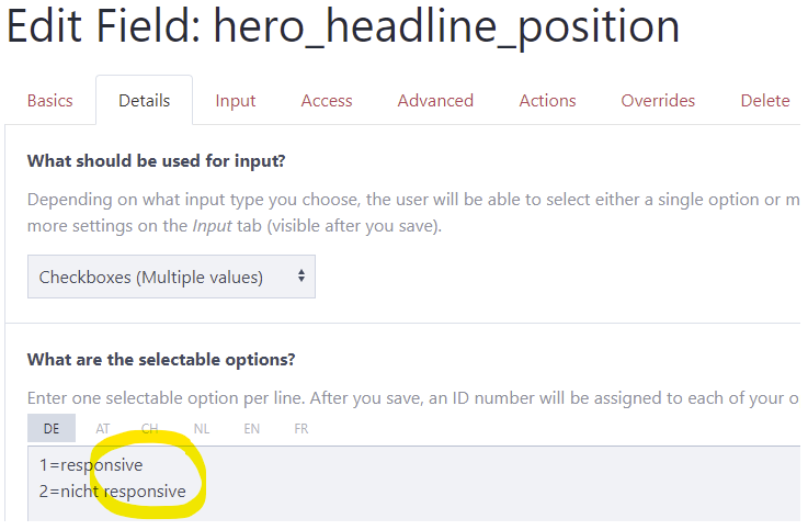 Select options field: options won't save with custom user role · Issue ...