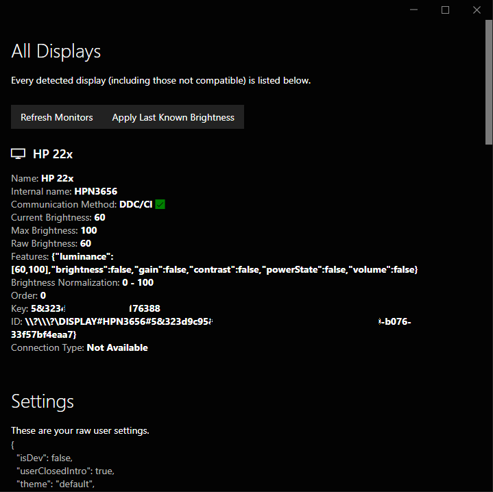 Not work set brightness · Issue #314 · xanderfrangos/twinkle-tray · GitHub