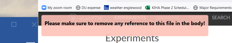 Failure to delete Experiment · Issue #2791 · elabftw/elabftw · GitHub