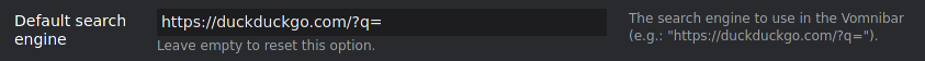 default search engine configuration for vomnibar · Issue #681 · philc/vimium · GitHub