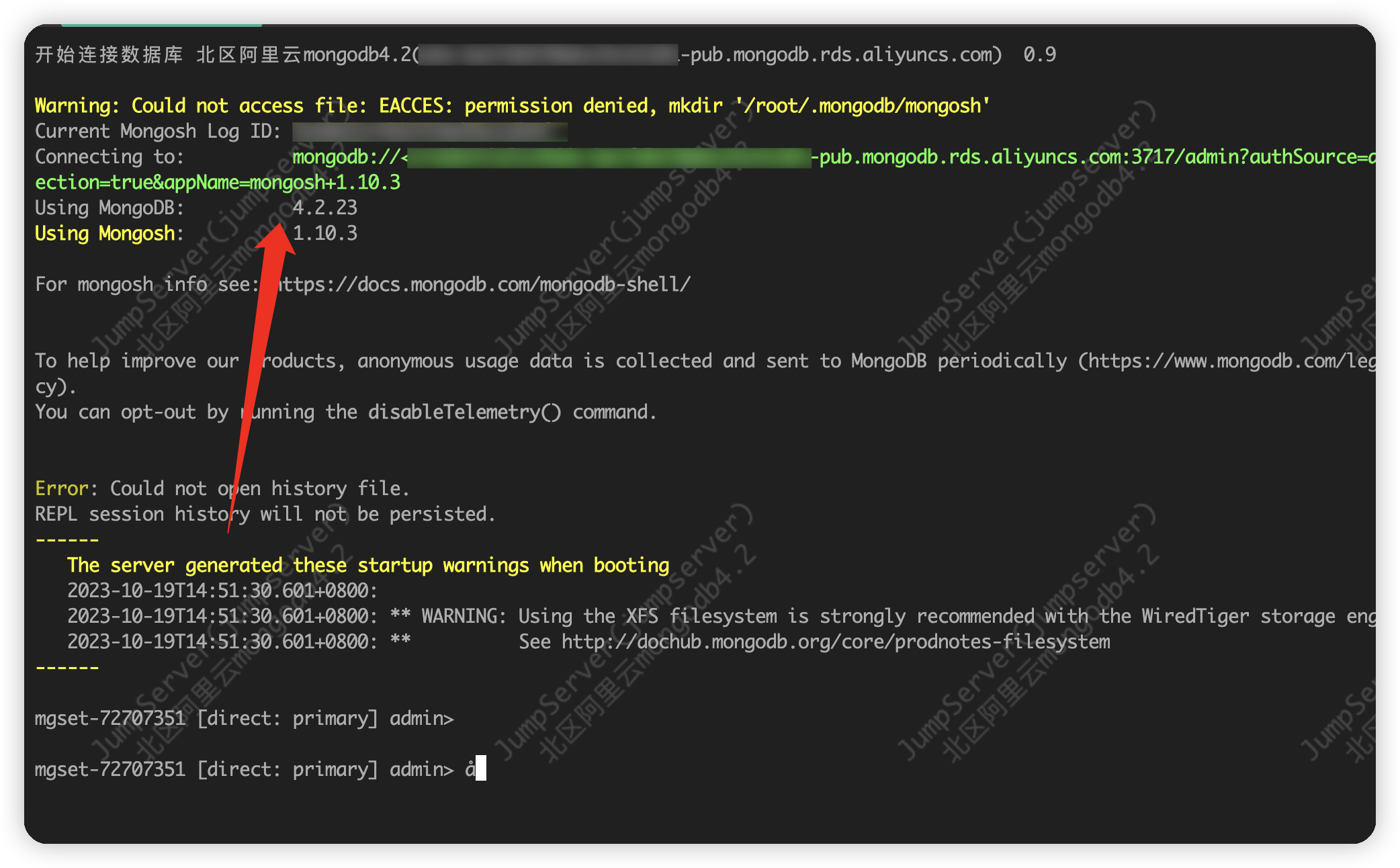 Question 364版本无法连接阿里云mongodb4 2版本实例 · Issue 11903 · Jumpserverjumpserver · Github