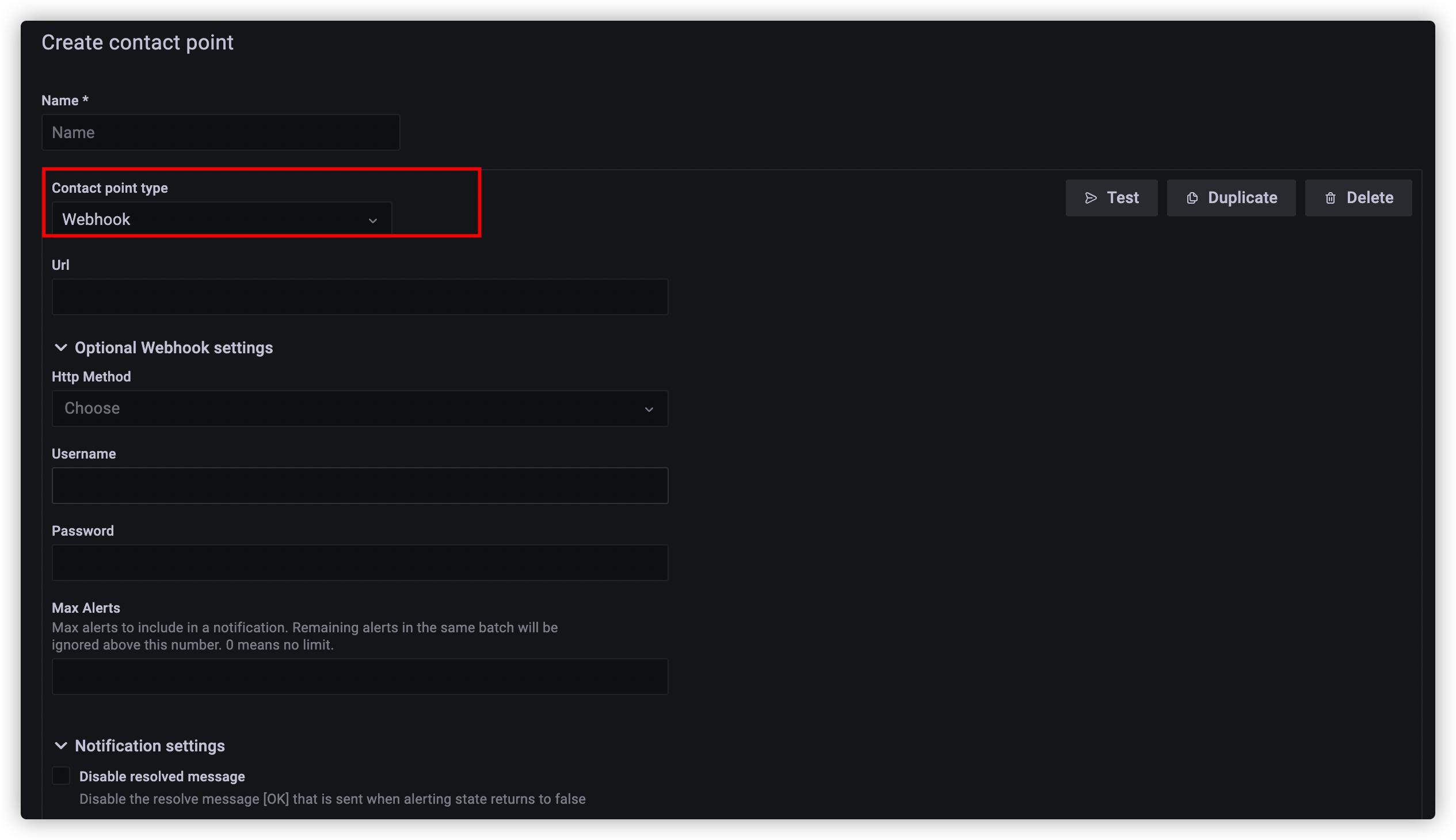 Grafana 8 4 3 Alerting Webhooks Do Not Support Sending Template 