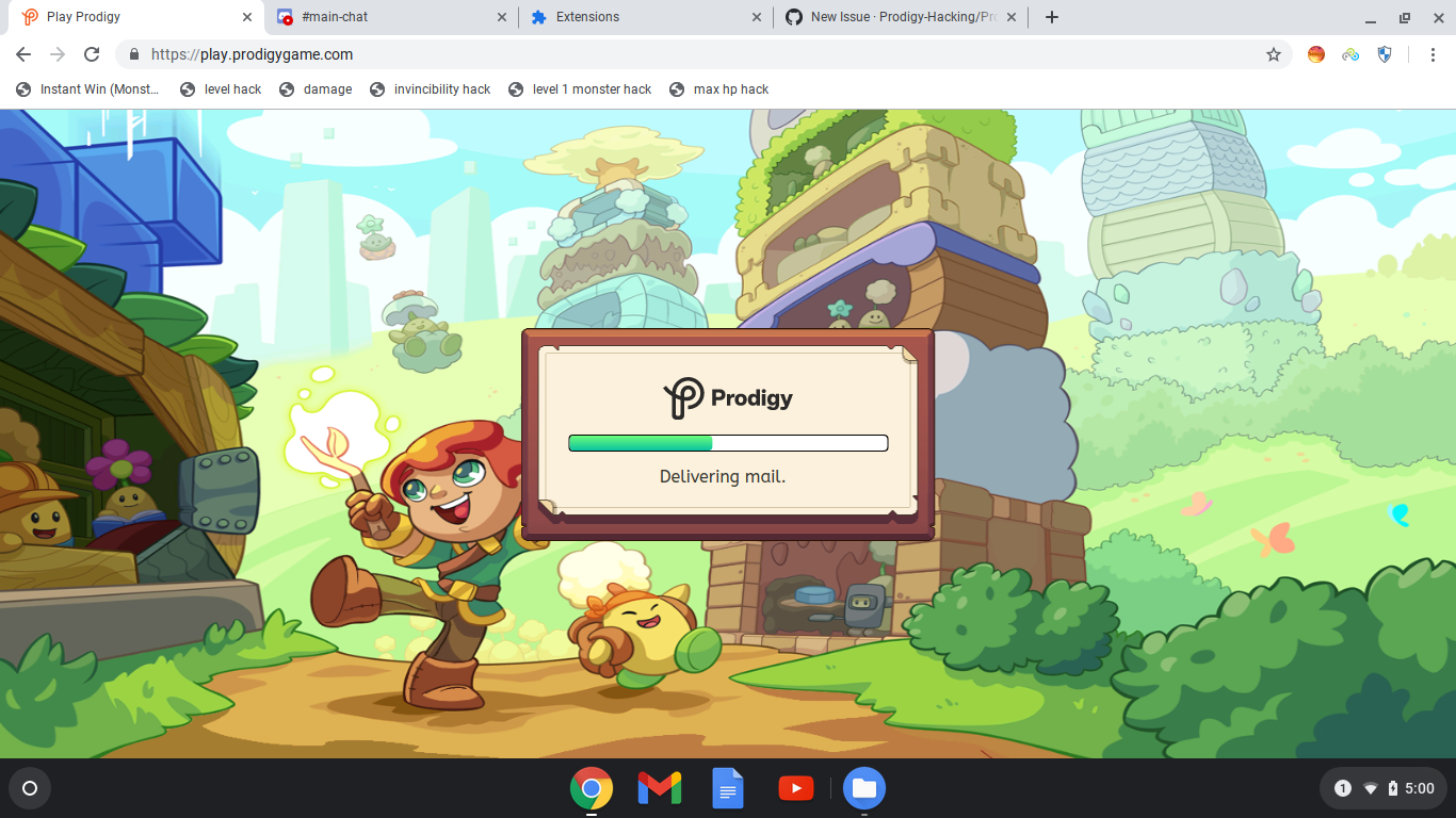 Prodigy keeps loading half way when I have the extension on · Issue #773 · Prodigy-Hacking ...