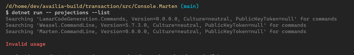 Marten.CommandLine - ShardTimeout should be an option, not an argument · Issue #2400 · JasperFx ...
