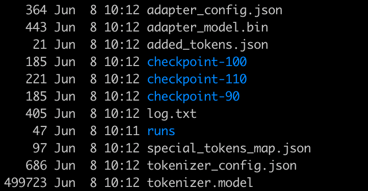 something wrong about using 'resume_from_checkpoint' · Issue #507 · tloen/alpaca-lora · GitHub