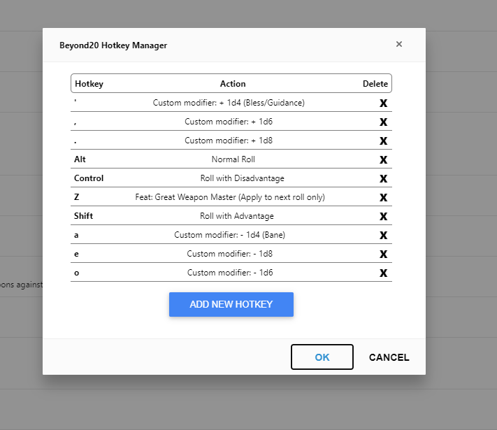 Doesn't send rolls modified by hotkeys · Issue #749 · kakaroto/Beyond20 · GitHub