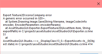 I have trouble exporting anything at all · Issue #736 · Perfare ...