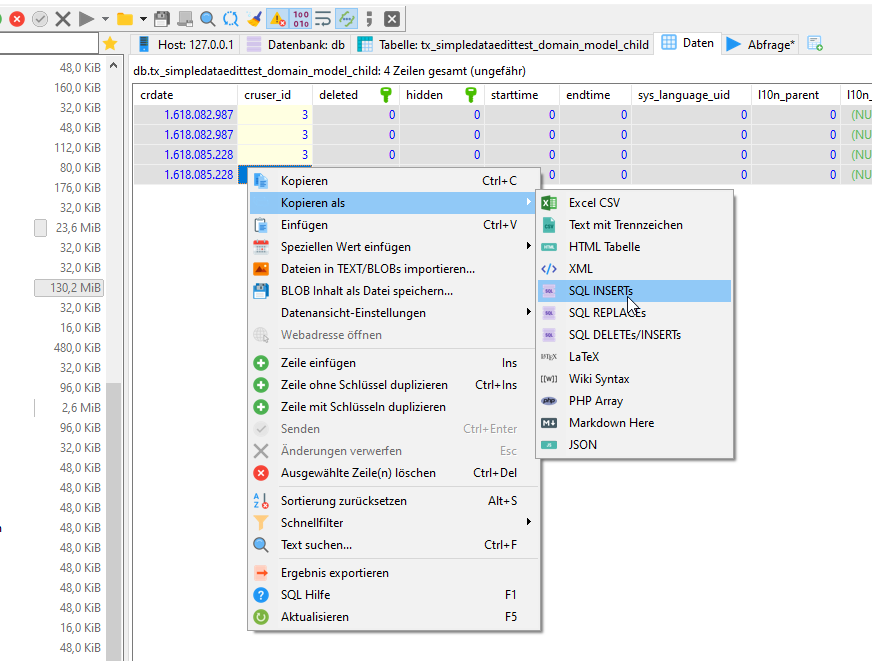 copy-as >SQL INSERTs generate wrong SQL-Code, if datacolumns are hidden ...