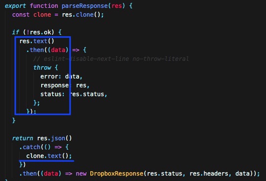 API inconsistency: "filesDownload" returns an error as a string instead of an object · Issue ...