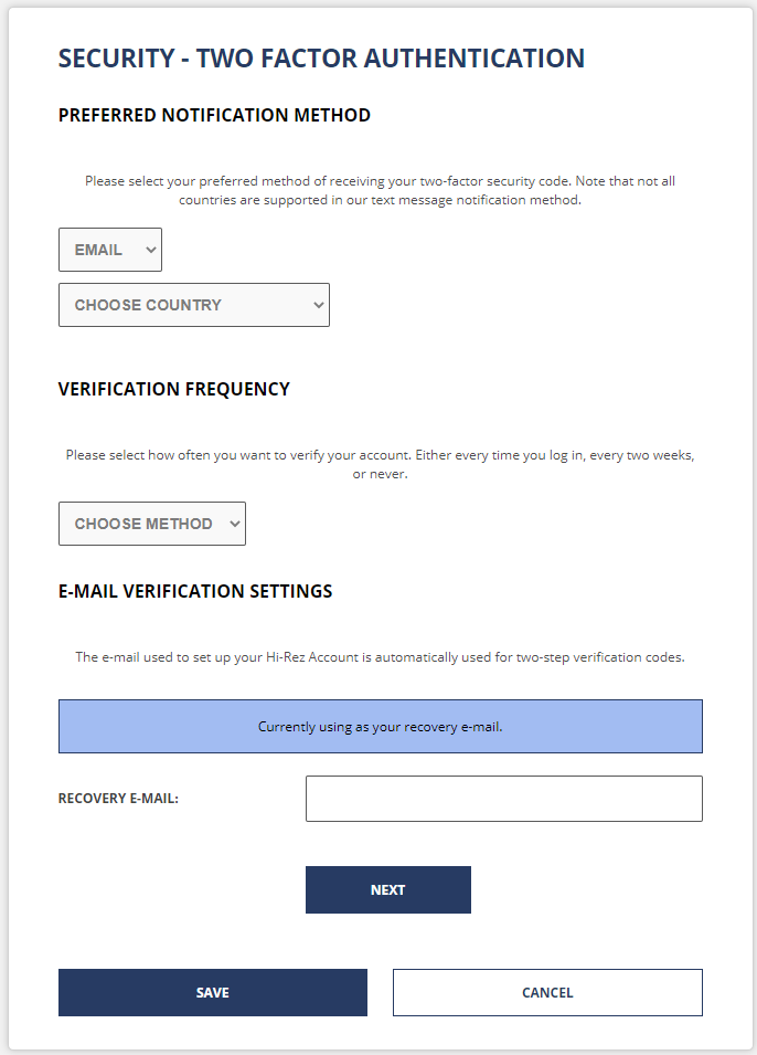 Add Hi-Rez Studios · Issue #4817 · 2factorauth/twofactorauth · GitHub