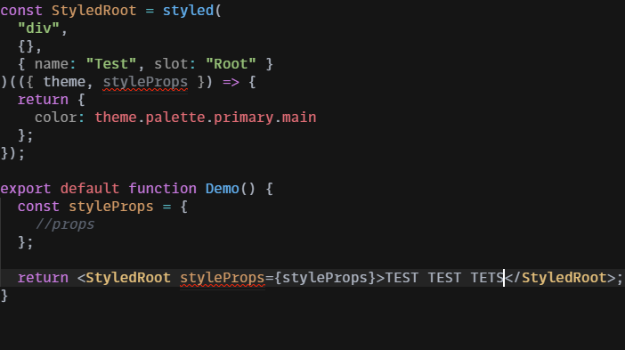 [styled-engine] styled() extra props have type error · Issue #24862 · mui/material-ui · GitHub