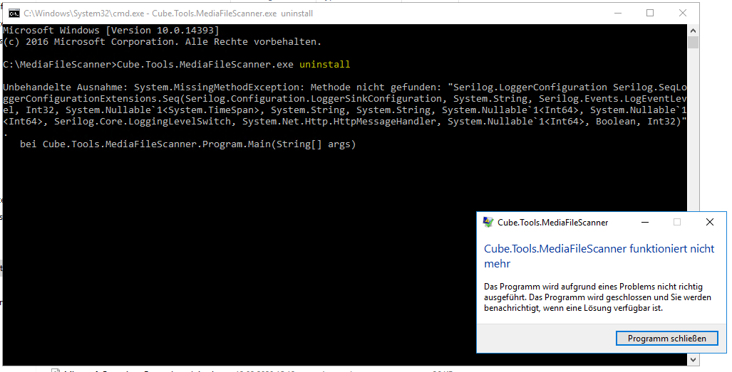 Unable to uninstall service · Issue #558 · Topshelf/Topshelf · GitHub