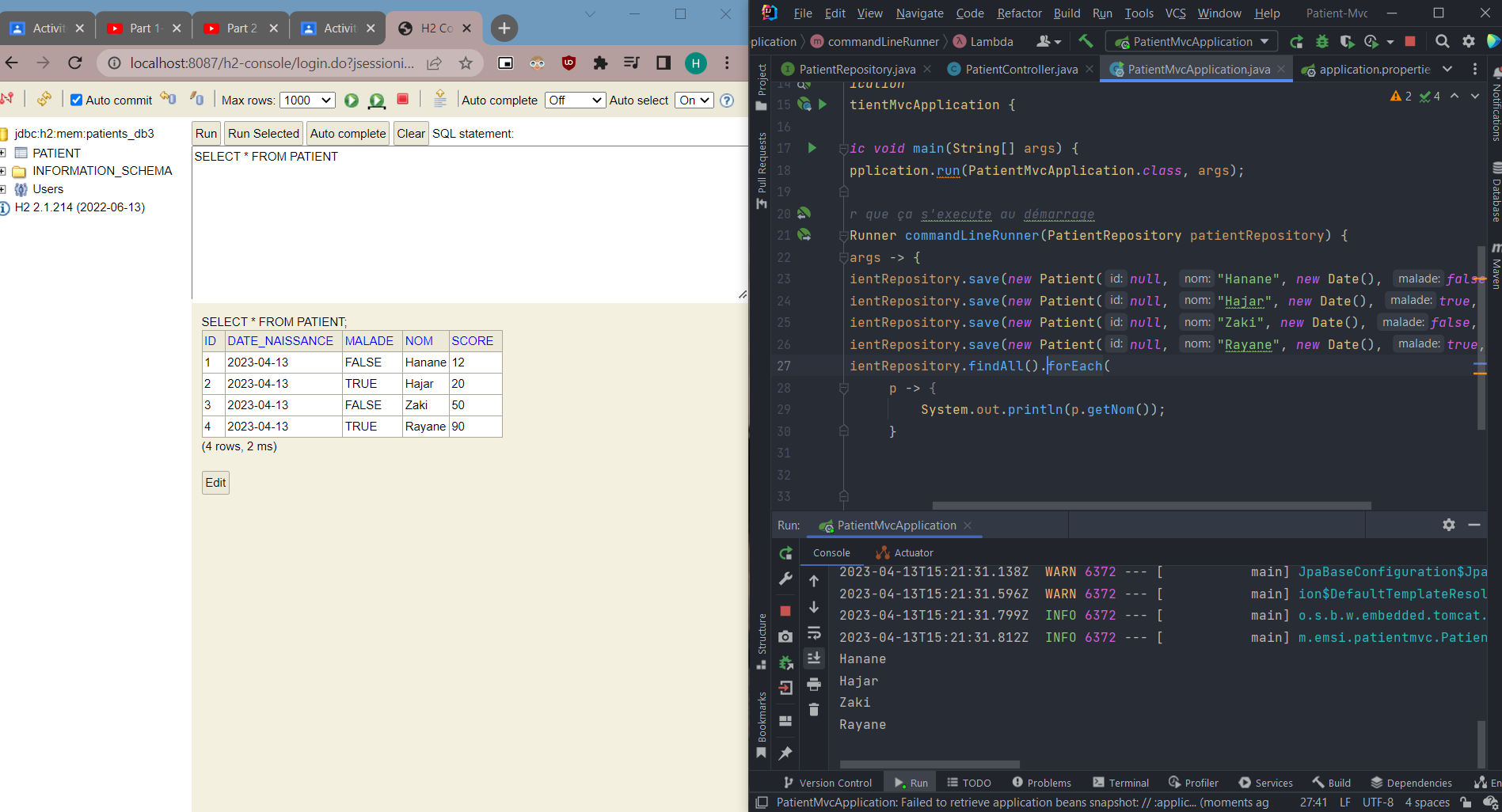 GitHub - HBr-Developer/PatientMvc: Activité Pratique N°3 : Spring MVC avec Thymeleaf