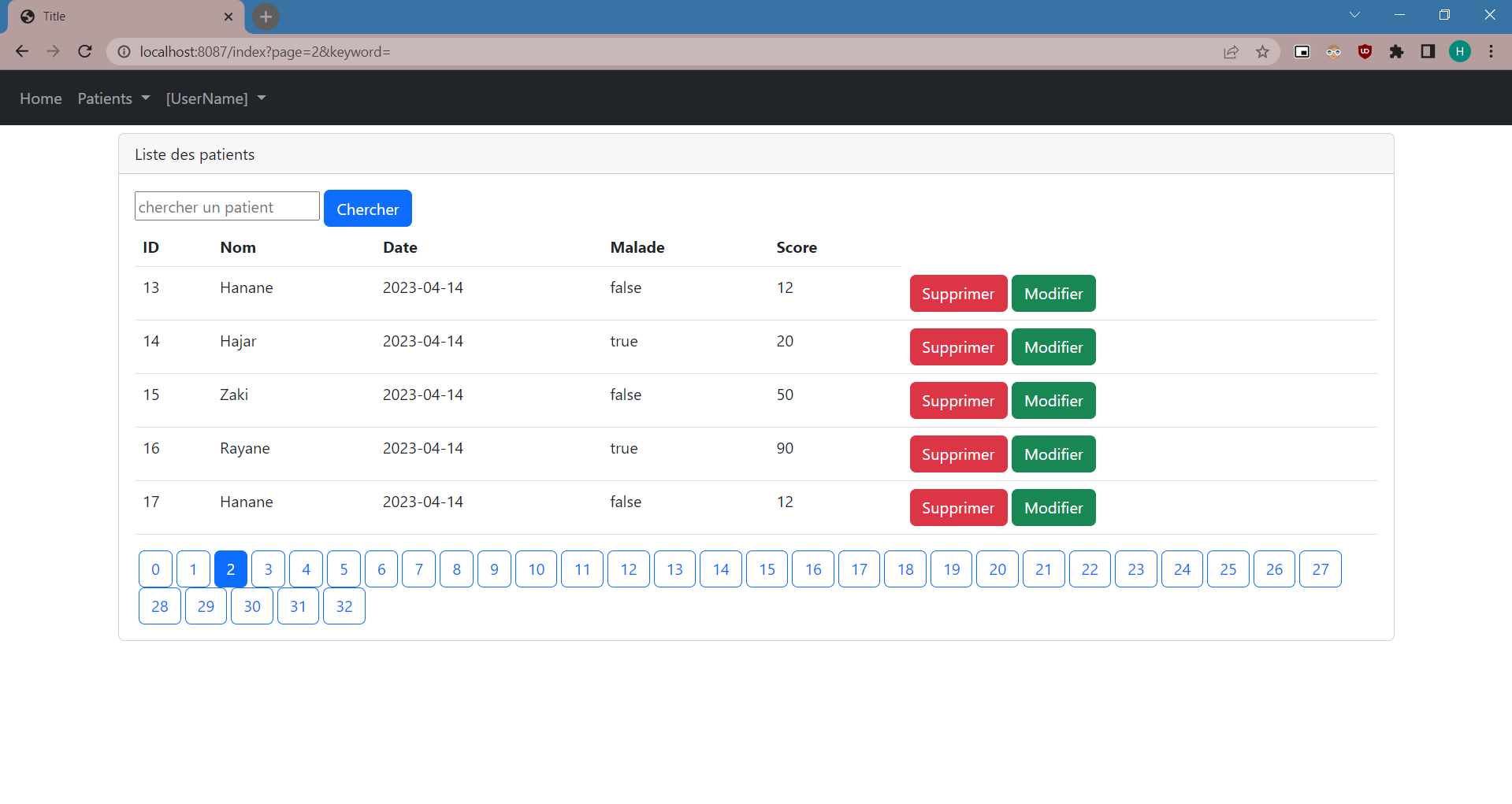 GitHub - HBr-Developer/PatientMvc: Activité Pratique N°3 : Spring MVC avec Thymeleaf