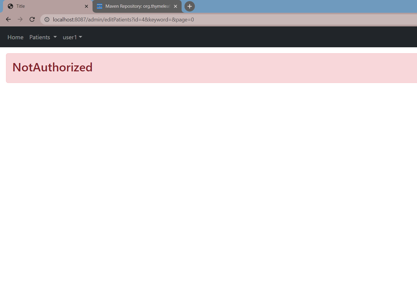 GitHub - HBr-Developer/PatientMvc: Activité Pratique N°3 : Spring MVC avec Thymeleaf