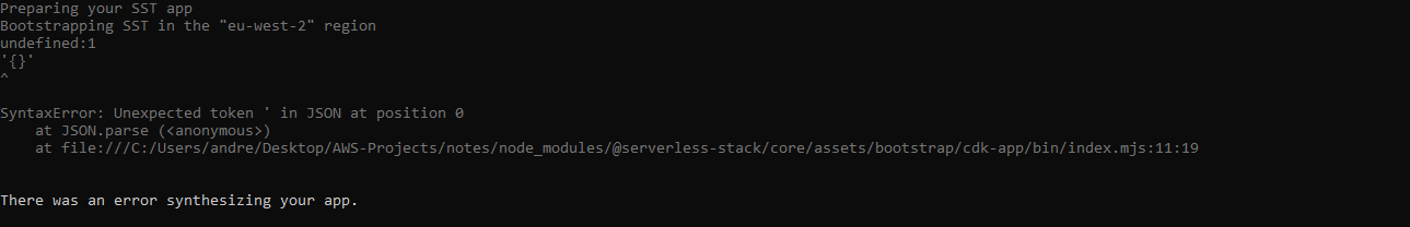 sst start doesn't work · Issue #1976 · sst/sst · GitHub