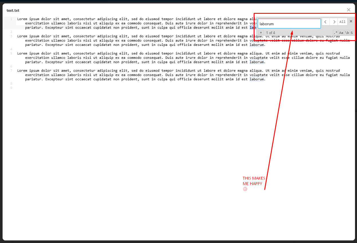 CTRL+F (search) doesn't work on text editor (Plain text editor app) · Issue #184 · nextcloud ...