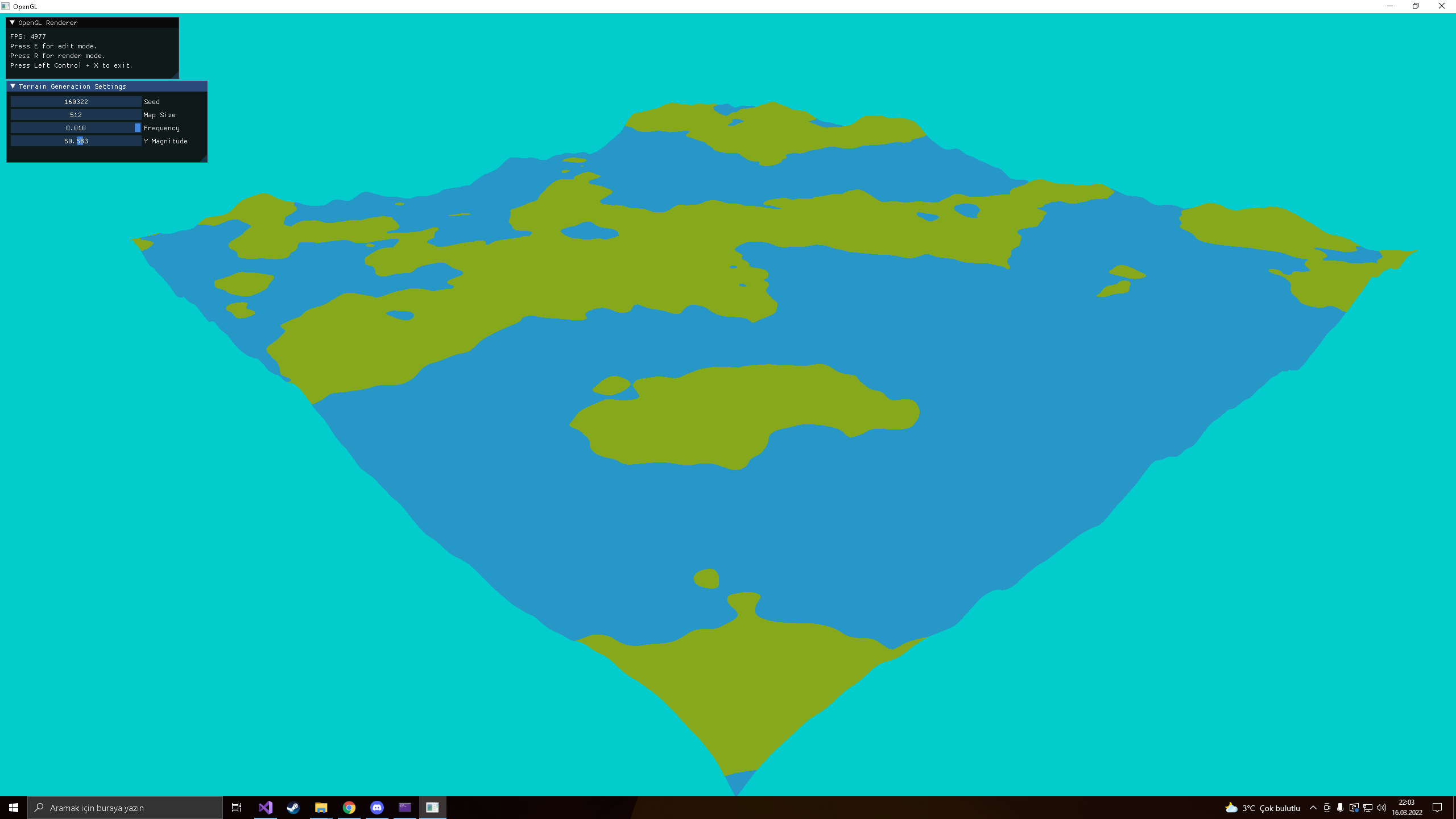 GitHub - gokalpates/Terrain-Generation: Terrain generation tool written ...