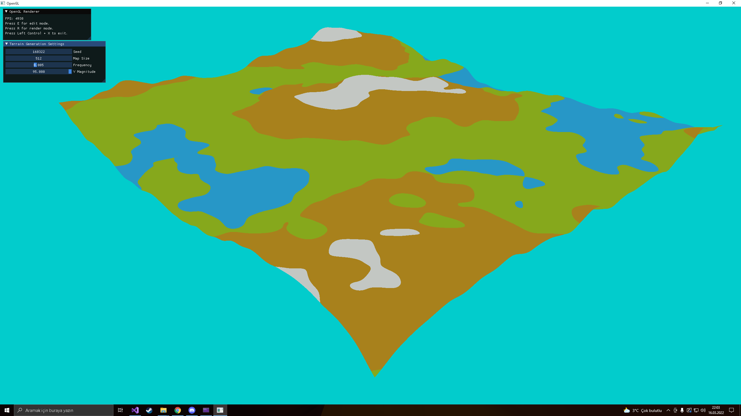 GitHub - gokalpates/Terrain-Generation: Terrain generation tool written ...