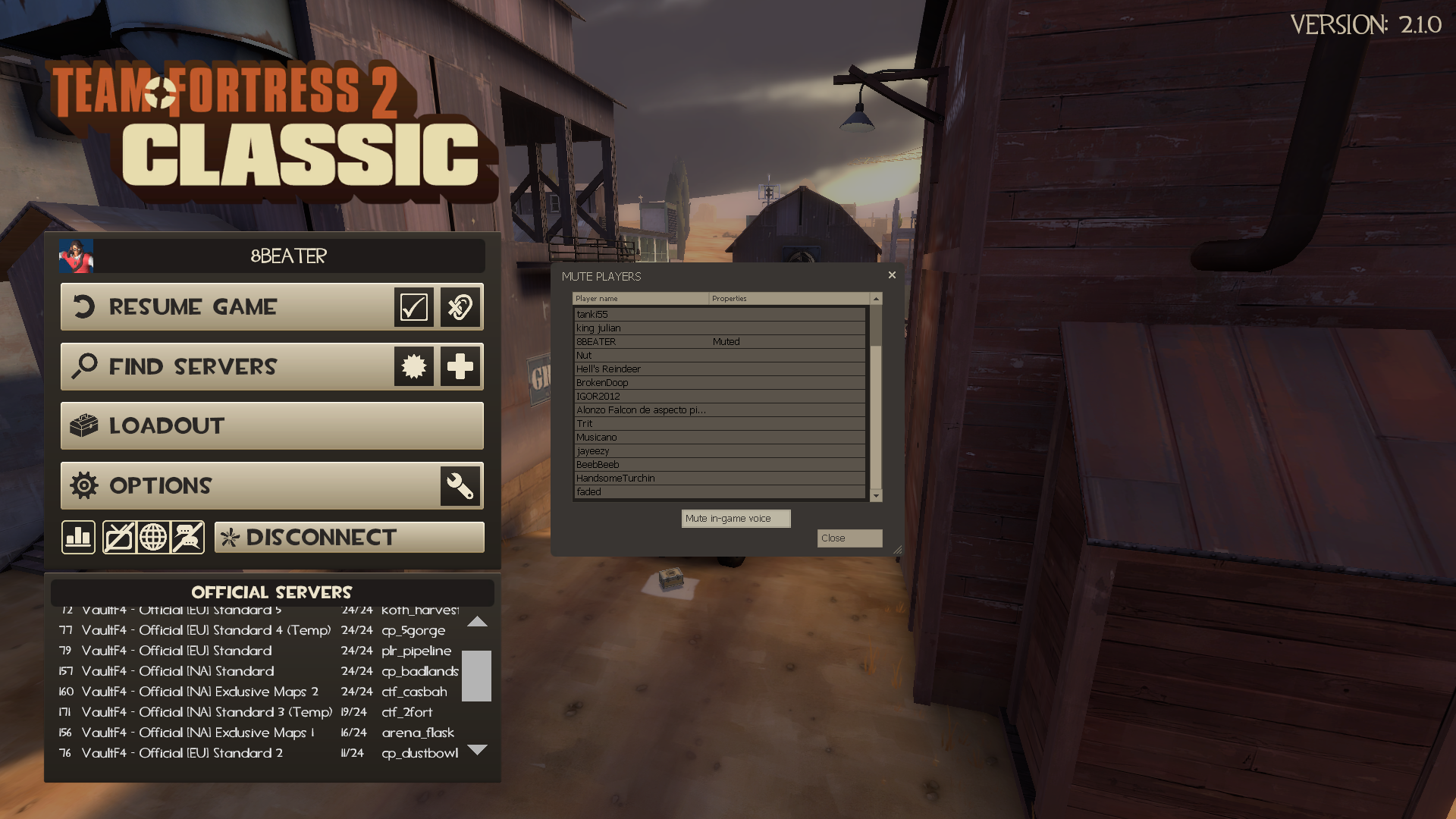 Muting too many players at once kicks you from the server · Issue #137 · tf2classic/tf2classic ...