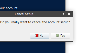 "Cancel account setup" dialog not modal · Issue #11032 · owncloud ...