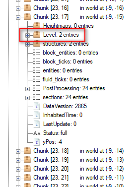 [Bug Report] The "Level" type should not appear in Java 1.18 worlds · Issue #583 · Amulet-Team ...