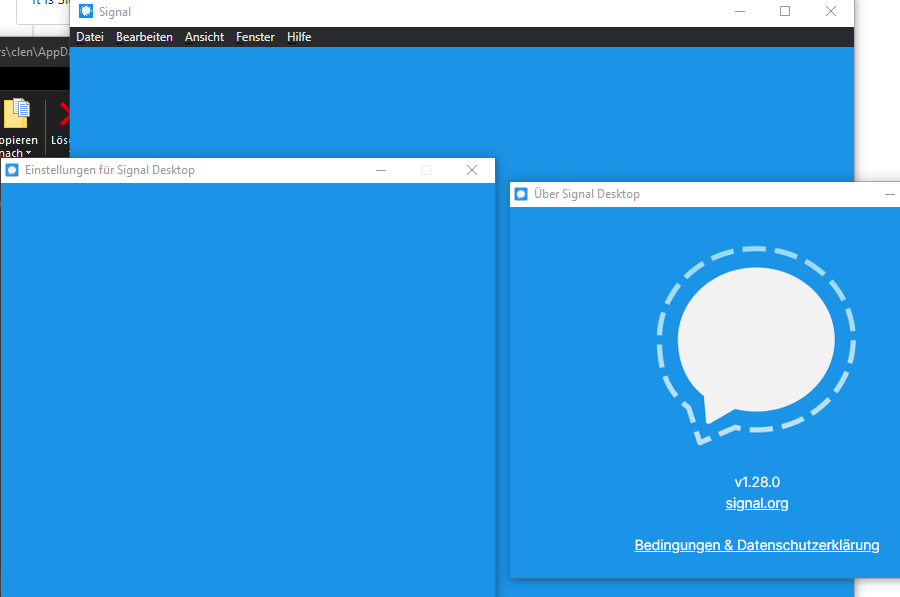 Signal Desktop app not linking · Issue #3780 · signalapp/Signal-Desktop · GitHub