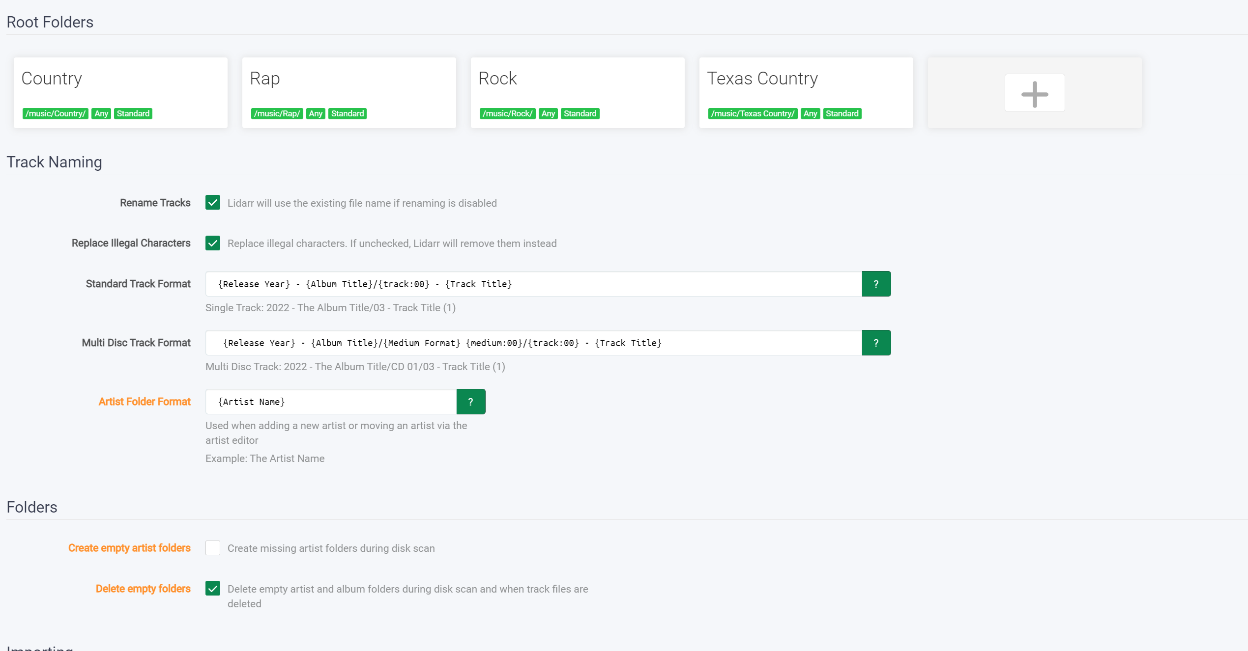 Support for genre folders at root level · Issue #544 · Lidarr/Lidarr · GitHub