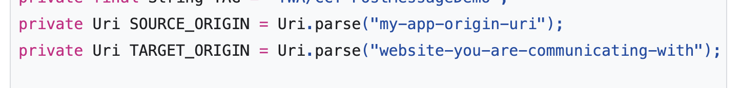 postMessage support? · Issue #55 · GoogleChrome/android-browser-helper · GitHub