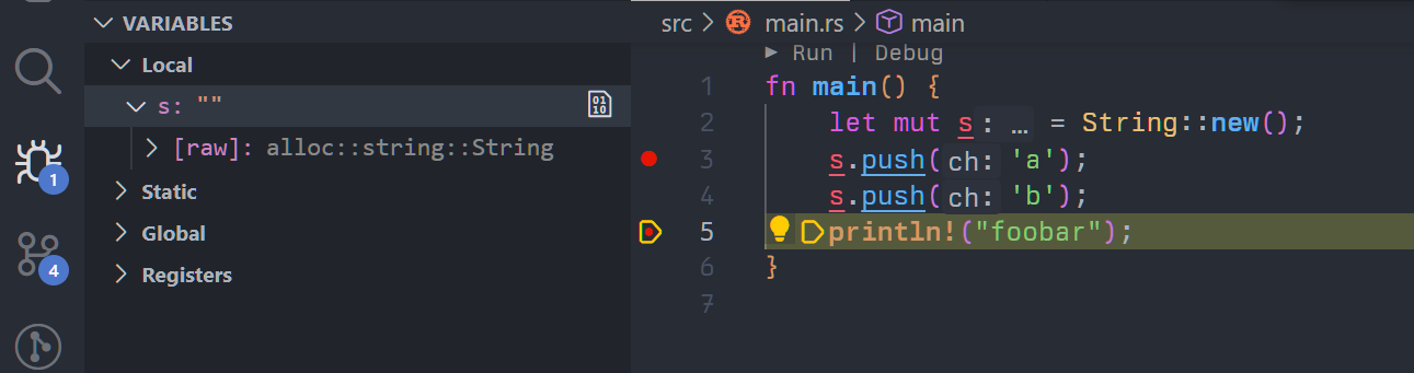 Rust: local variables not updated during debugging · Issue #920 · vadimcn/codelldb · GitHub