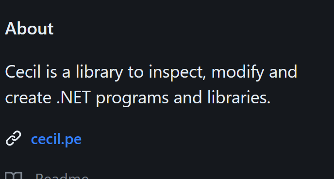 dotnet/cecil links to cecil.pe which is an unrelated website · Issue #90865 · dotnet/runtime ...